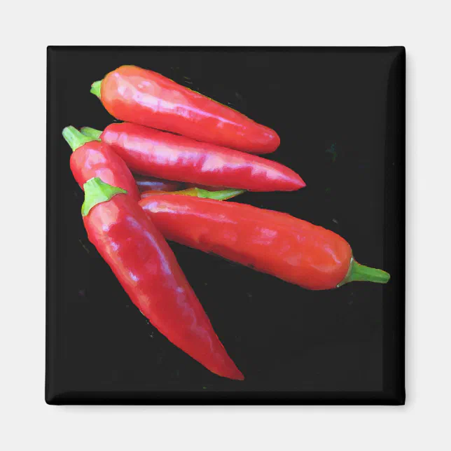 Hot Chili Peppers Magnet | Zazzle