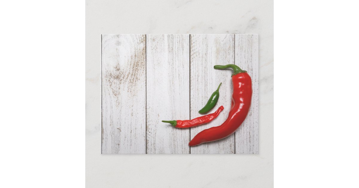 Hot Chili Peppers Postcard | Zazzle