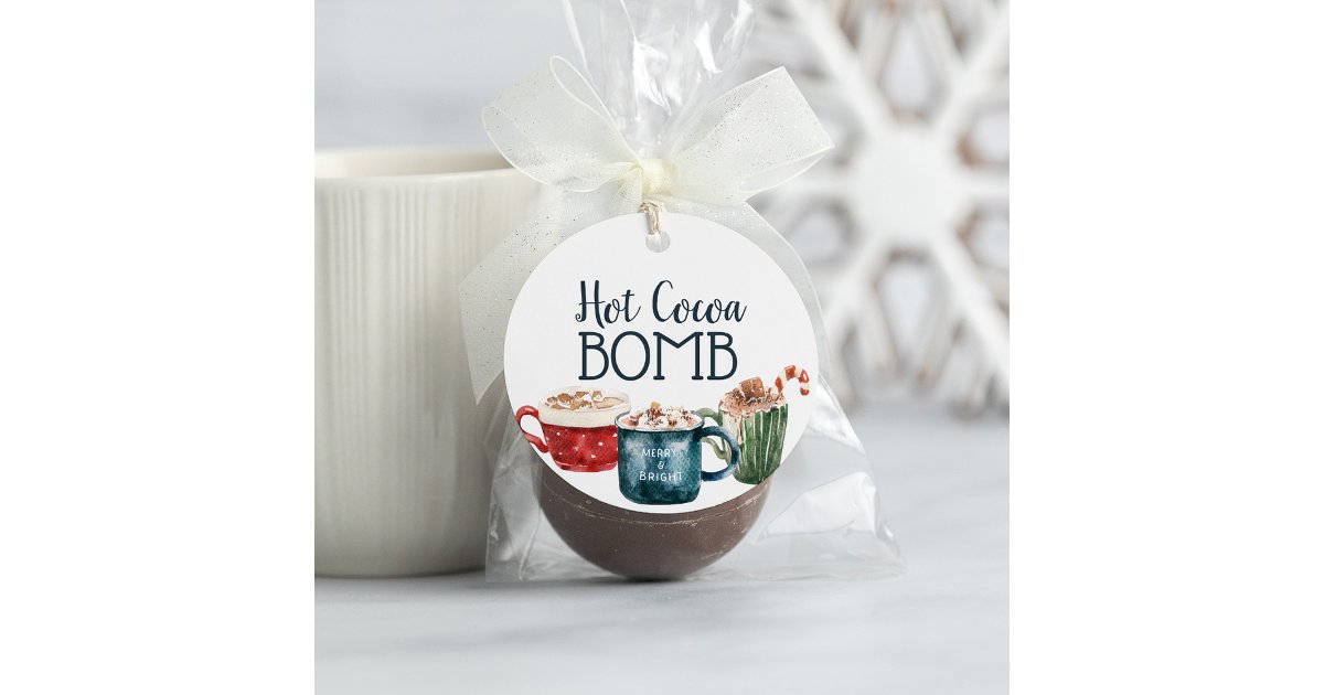 Hot Chocolate Bomb Gift Tag | Zazzle