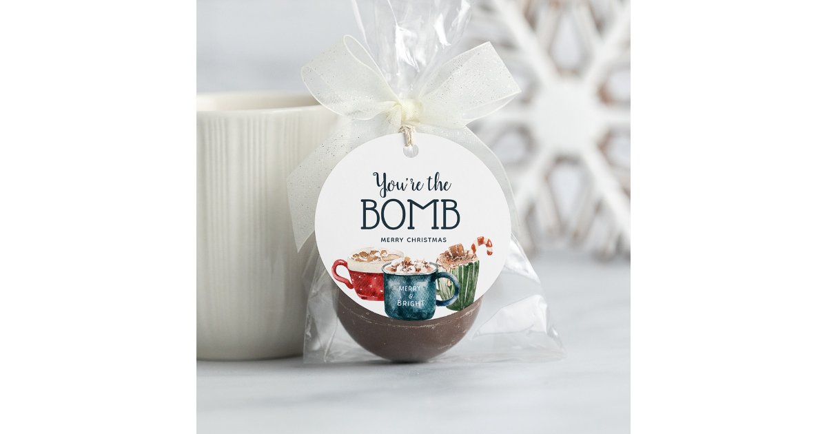 Hot Chocolate Bomb Gift Tag | Zazzle