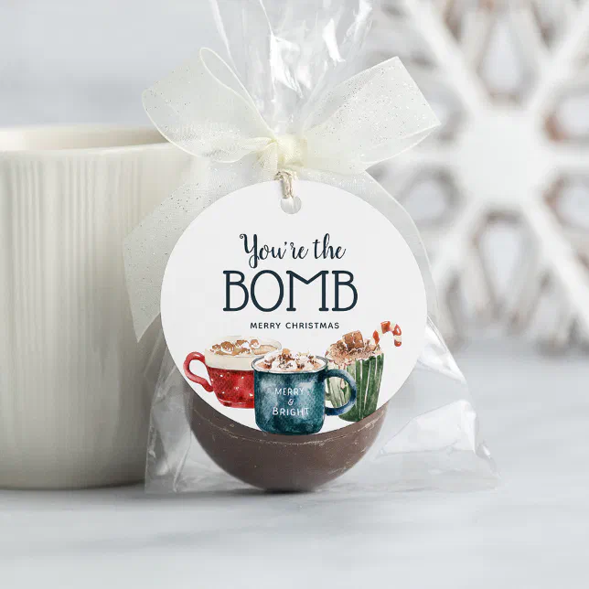 Hot Chocolate Bomb Gift Tag | Zazzle
