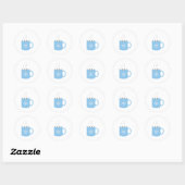 Hot Chocolate Classic Round Sticker | Zazzle