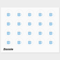 Hot Chocolate Classic Round Sticker | Zazzle