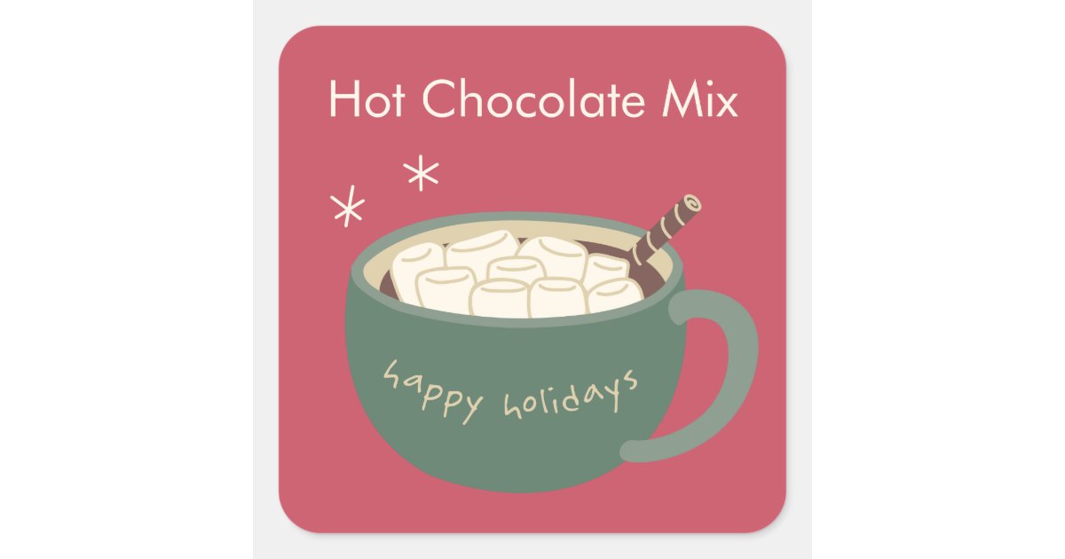 Hot Chocolate Stickers | Zazzle