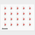 Hot Cocoa Classic Round Sticker | Zazzle