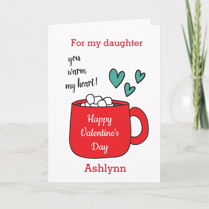Hot Cocoa Valentine's Day Card | Zazzle.com