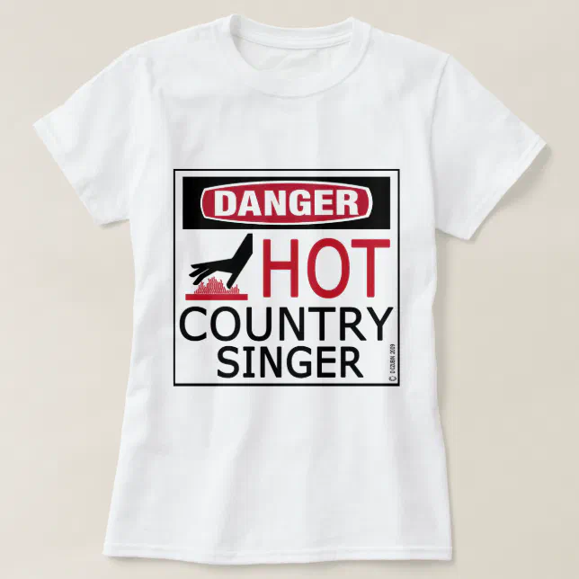 Hot Country Singer T-Shirt | Zazzle