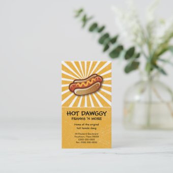 Hot Dawg Business Card | Zazzle
