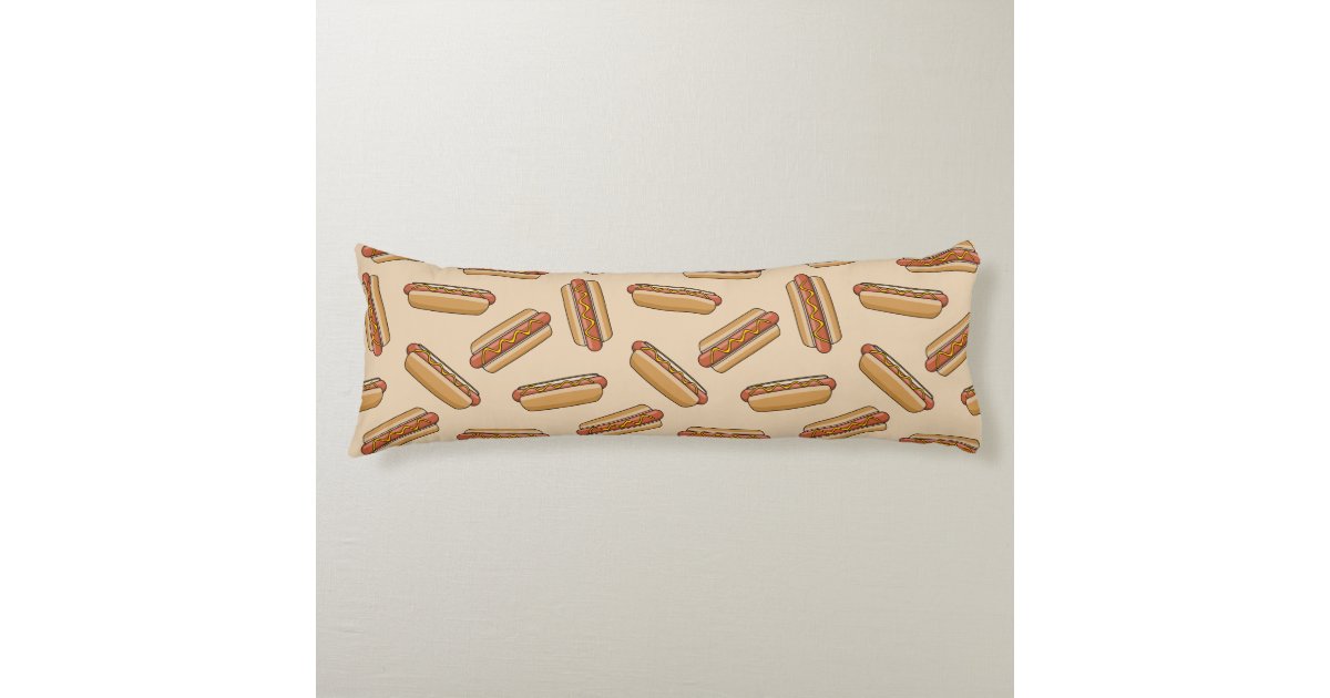 Hot dog body pillow | Zazzle