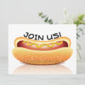 Hot Dog Cookout Party Invitation | Zazzle