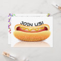 Hot Dog Cookout Party Invitation | Zazzle