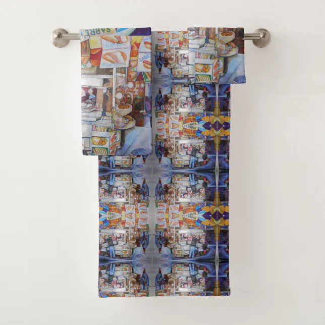 Hot Dog God Bath Towel Set | Zazzle