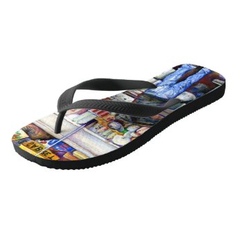 Hot Dog God, New York City Flip Flops | Zazzle
