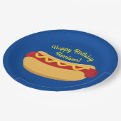 Hot Dog Kids Birthday Party Cook Out Cute Paper Plates | Zazzle