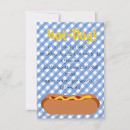 Hot Dog! Party Invitation | Zazzle