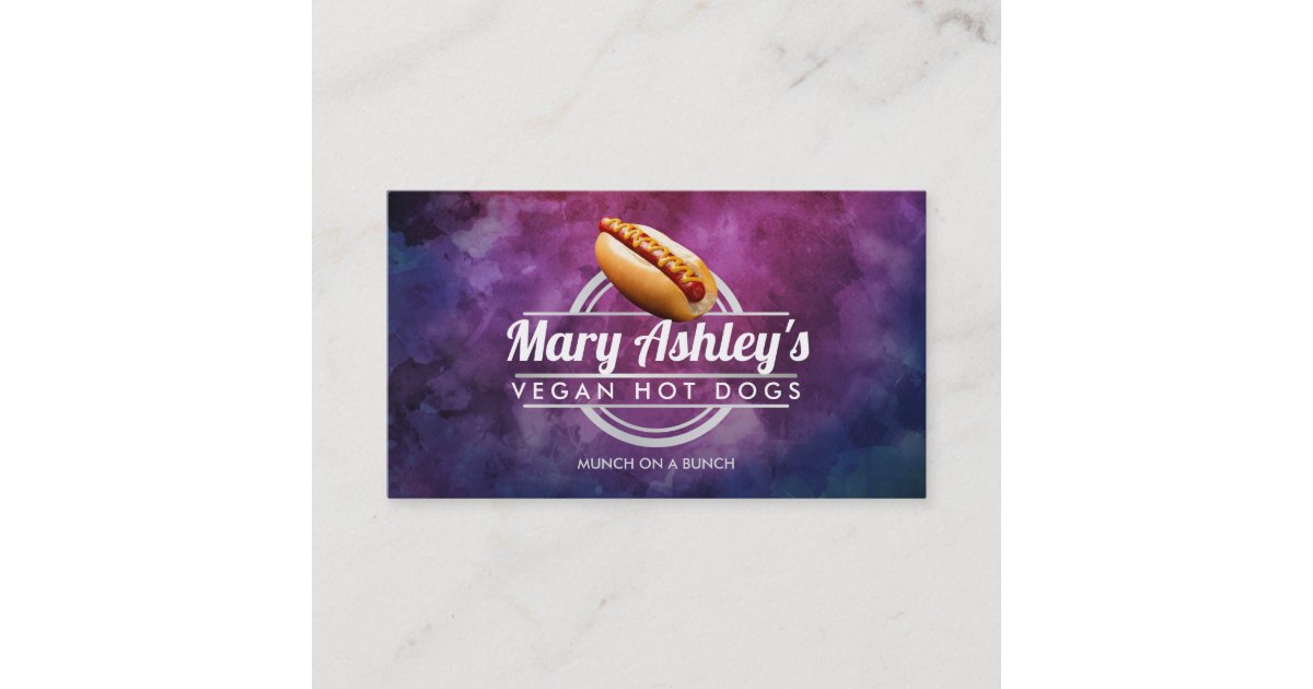 Hot Dogs business cards | Zazzle