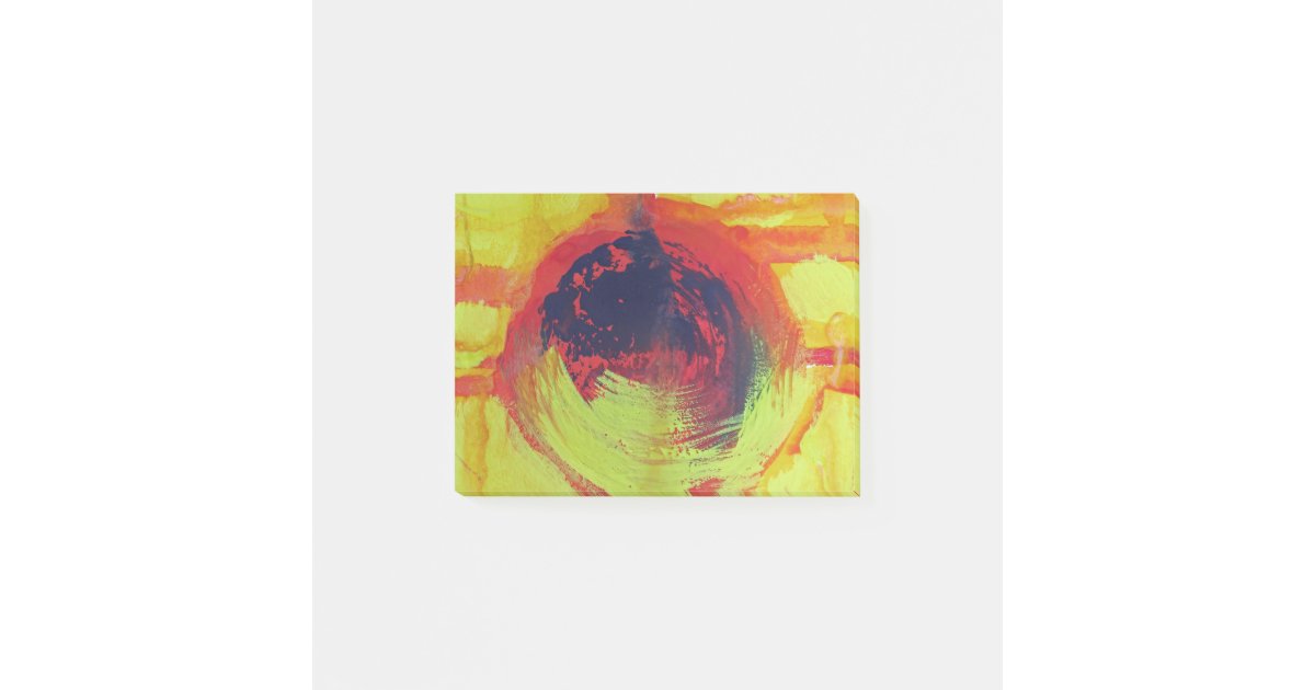 Hot Fiery Liquid Molten Yellow Sun Post-it Notes | Zazzle
