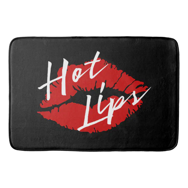 "HOT LIPS" - RUG | Zazzle