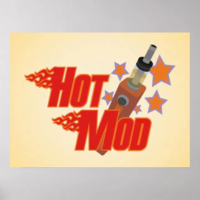 Hot Mod Poster | Zazzle