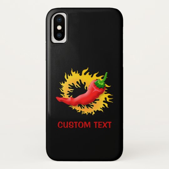 Hot Pepper with Flame Case-Mate iPhone Case | Zazzle.com
