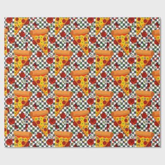 Hot Pepperoni Wrapping Paper | Zazzle