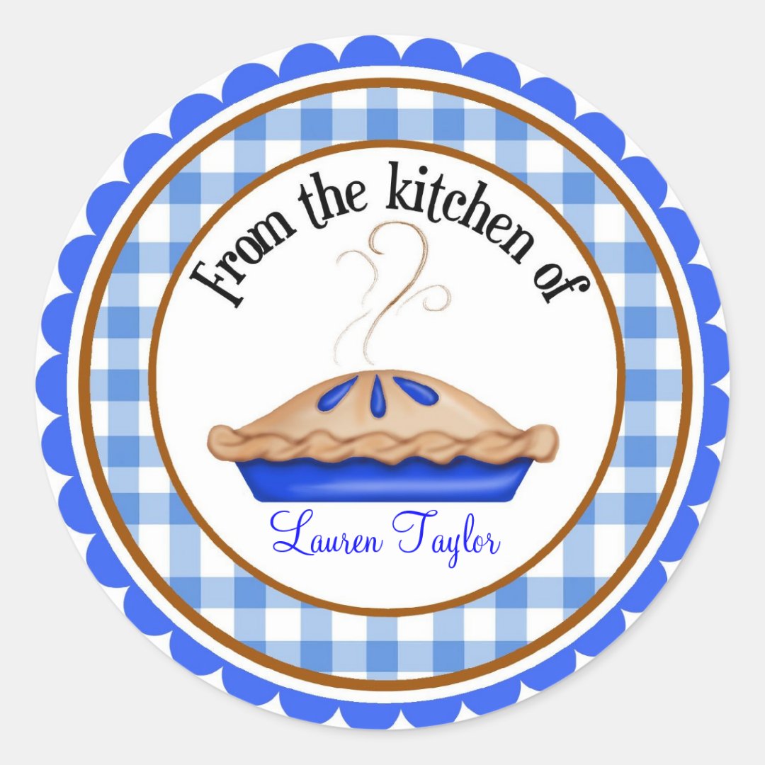 Hot Pie Baking Cooking Kitchen Stickers | Zazzle