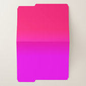 Hot Pink and Neon Pink Ombre Shade Color Fade File Folder | Zazzle