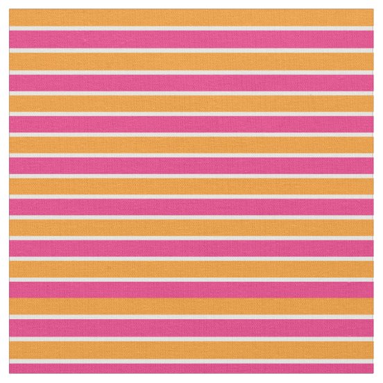 Orange And Pink Fabric | Zazzle