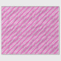 Hot Pink and Silver Stripes Wrapping Paper | Zazzle