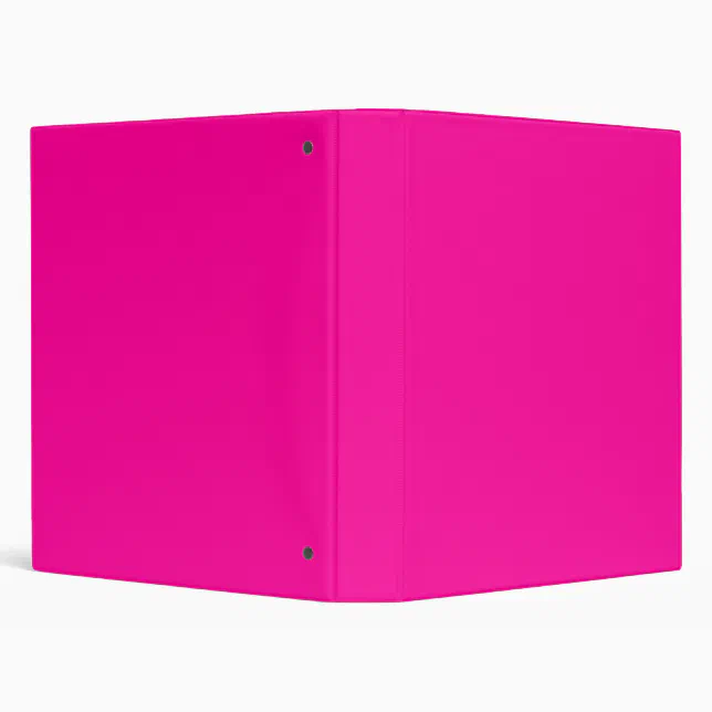 Hot Pink Binder | Zazzle