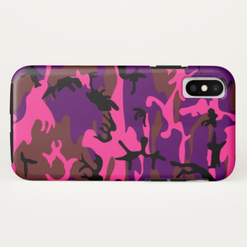 Hot Pink Camo Case-Mate iPhone Case | Zazzle
