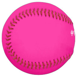 Hot Pink Color Softball | Zazzle