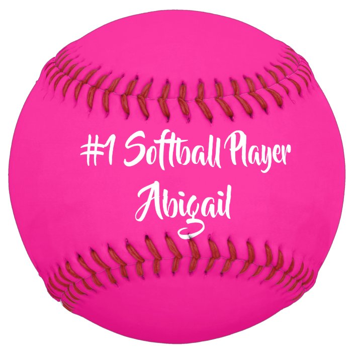 Hot Pink Color Softball | Zazzle.com