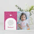 Hot Pink Doll, Fashion Doll Thank You Photo Card | Zazzle