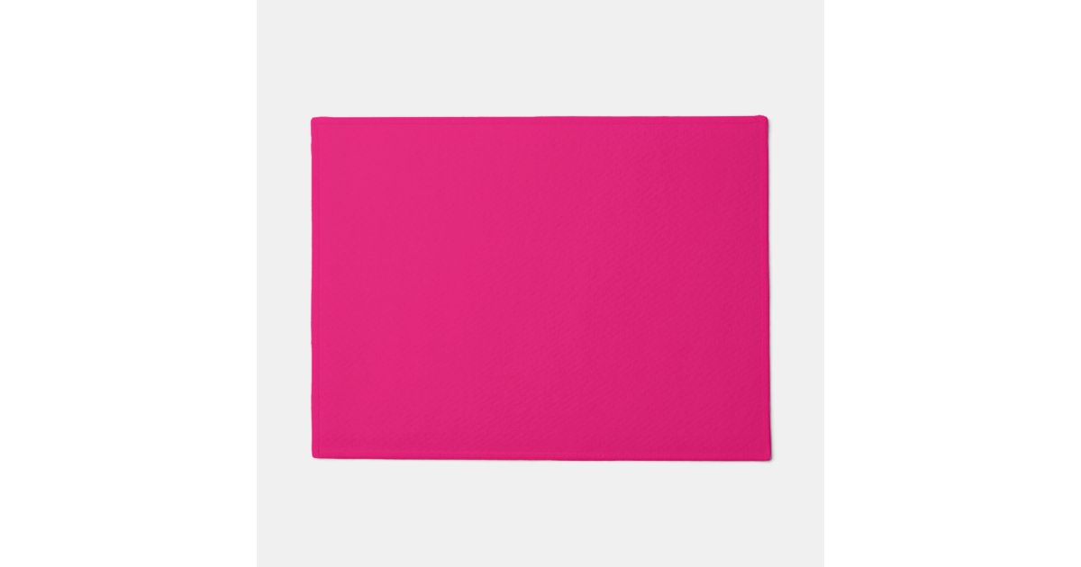 Hot Pink doormat | Zazzle