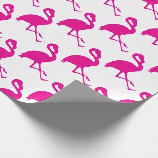 Hot Pink Flamingo Wrapping Paper | Zazzle