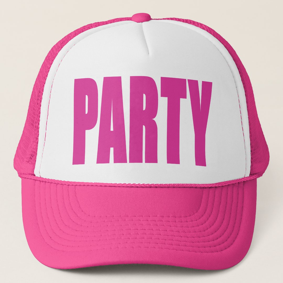 Hot Pink Party Hat | Zazzle