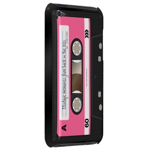 Hot Pink Retro Cassette Tape Personalized Case | Zazzle