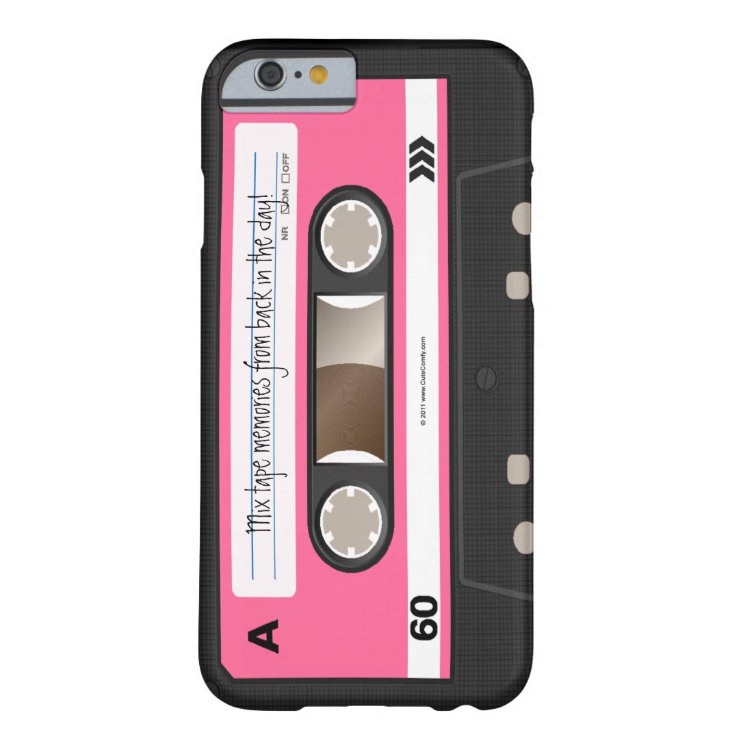 Hot Pink Retro Cassette Tape Personalized Case | Zazzle