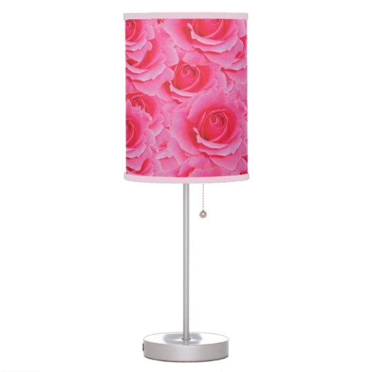 Hot Pink Roses Lamp | Zazzle.com