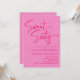 Hot Pink Sweet Sixty Minimal 60th Birthday Party Invitation | Zazzle