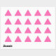 Hot Pink Triangle Sticker | Zazzle