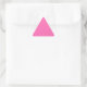 Hot Pink Triangle Sticker | Zazzle