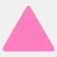 Hot Pink Triangle Sticker | Zazzle