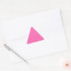 Hot Pink Triangle Sticker | Zazzle