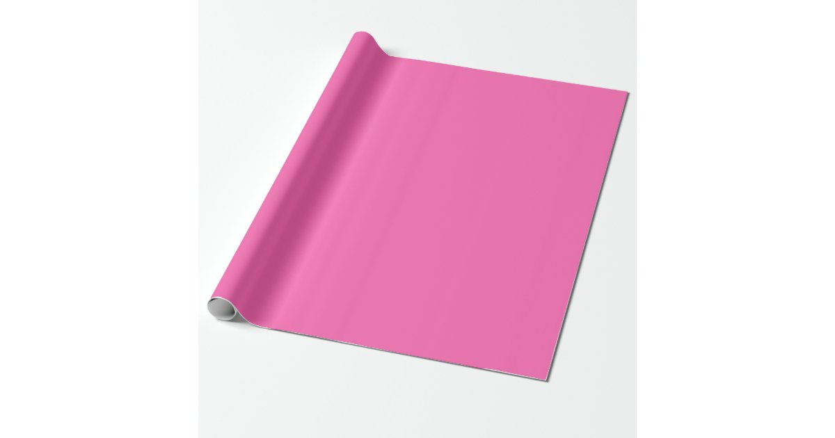Hot-Pink Wrapping Paper | Zazzle