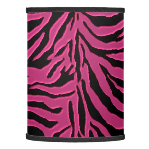 Hot Pink Zebra Animal Print Lamp Shade | Zazzle