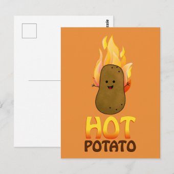Hot Potato Postcard | Zazzle