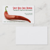 Hot Red Chili Pepper Business Card | Zazzle