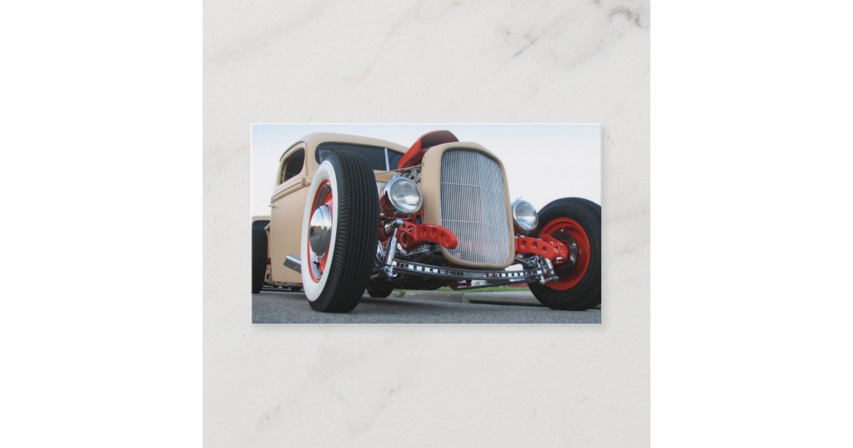 Hot Rod 911 Business Card | Zazzle